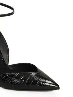 ALEVI MILANO Camilla Croc-effect Ankle-strap Pumps
