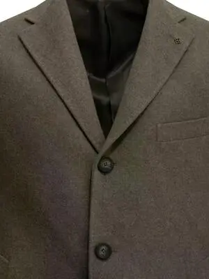 Tagliatore Single-breasted Notch-lapel Coat - Neutrals