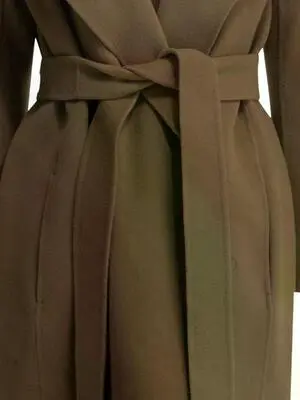 Max Mara Belted Shawl-collar Coat