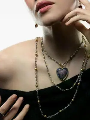 SYLVA & CIE Diamond Bead Necklace