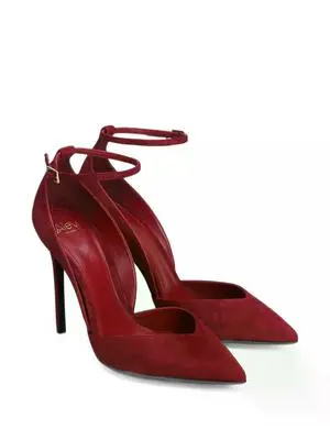 ALEVI MILANO Camilla Pointed-toe Ankle-strap Pumps