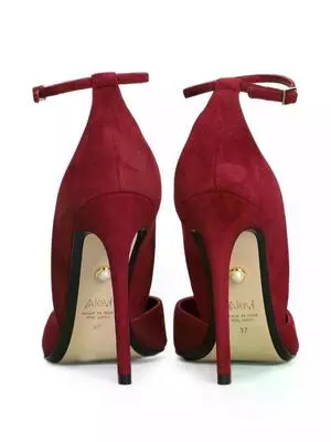 ALEVI MILANO Camilla Pointed-toe Ankle-strap Pumps