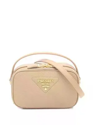 Prada 2010-2026 Vitello Daino Satchel - Neutrals