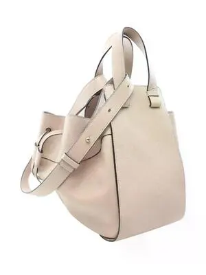 Loewe 2010-2026 Medium Leather Drawstring Hammock Satchel
