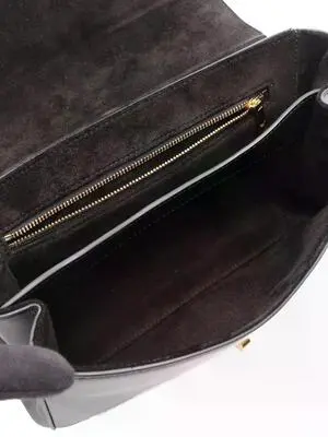 Celine 2015-2026 Teen Smooth Calfskin Soft 16 Crossbody Bag - Black