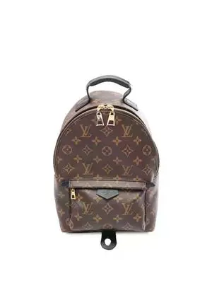 LOUIS VUITTON 2000-2026 Monogram Palm Springs Pm Backpack - Brown