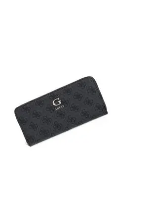 Guess Monogram-print Logo-plaque Wallet