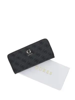 Guess Monogram-print Logo-plaque Wallet
