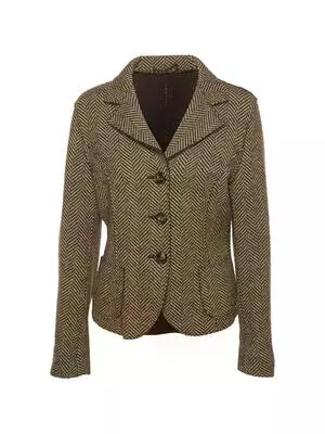Max Mara Herringbone-knit Blazer