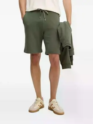 Guess Logo-patch Drawstring Shorts - Green