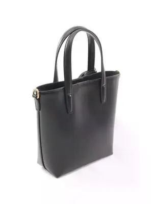 Saint Laurent Leather Tote Bag - Black