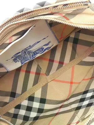 Burberry 2023-2026 Supernova Check Canvas Crossbody Bag