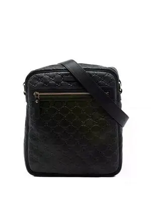 Gucci 2016-2026 Guccissima Crossbody Bag - Black