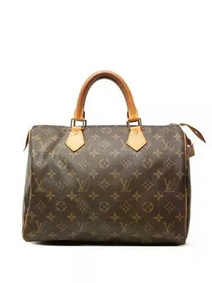 LOUIS VUITTON 2012 Monogram Speedy 30 Boston Bag - Brown