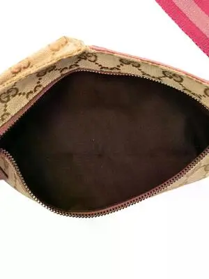 Gucci 2000-2015 Gg Canvas Web Double Pocket Belt Bag