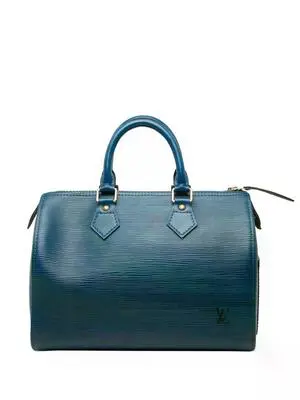 LOUIS VUITTON 1995 Epi Speedy 30 Boston Bag - Blue