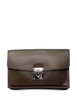 LOUIS VUITTON 2008 Taiga Belaia Clutch Bag