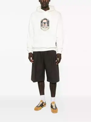 Drole De Monsieur Graphic-print Drawstring Hoodie