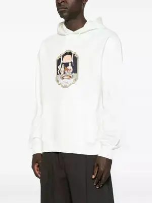 Drole De Monsieur Graphic-print Drawstring Hoodie
