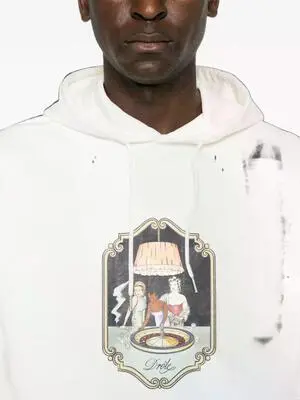 Drole De Monsieur Graphic-print Drawstring Hoodie