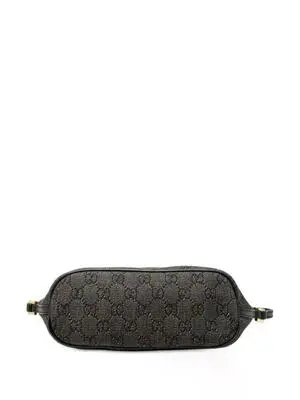 Gucci 2000-2015 Gg Denim Boat Shoulder Bag - Grey