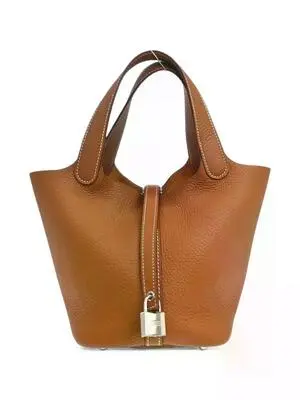 Hermès 18 Pm Taurillon Clemence Picotin Lock Tote Bag - Brown