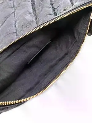 Balenciaga Medium Crush Chain Shoulder Bag - Black