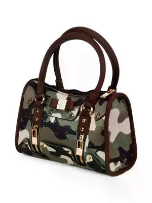 Save My Bag Camouflage-print Studded Tote Bag