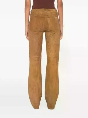 7 For All Mankind Dojo Suede Flared Trousers