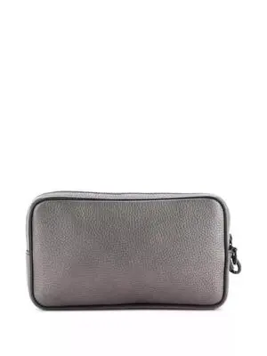 LOUIS VUITTON Alpha Taurillon Leather Clutch Bag - Grey