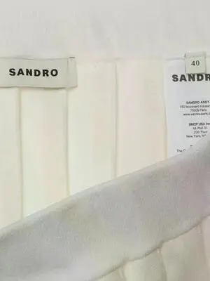 Sandro Pleated Mini Skirt