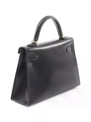 Hermès Mini Kelly Two-way Handbag - Black