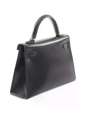 Hermès Mini Kelly Two-way Handbag - Black