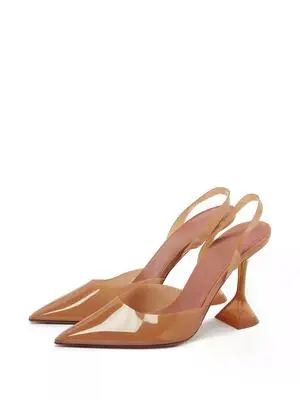 Amina Muaddi Holli Slingback Pumps