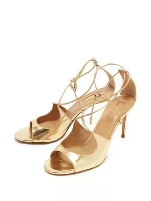 AQUAZZURA Sofia Lace-up Sandals