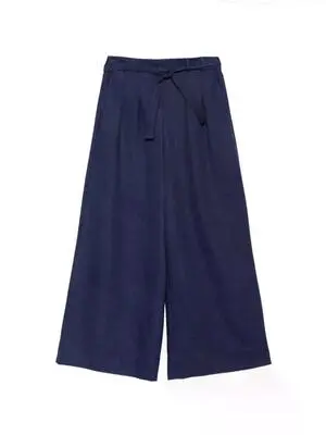 MAISON123 Belted Wide-leg Trousers