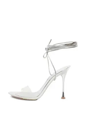 GIANVITO ROSSI Ankle-wrap Sandals - White