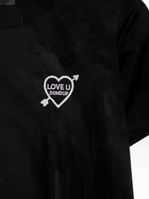 DONDUP Embroidered-heart T-shirt