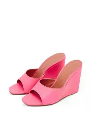 Amina Muaddi Lupita Wedge Sandals