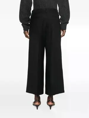 MAISON123 Pressed-crease Wide-leg Trousers