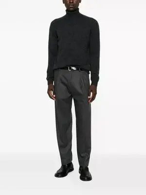 Incotex Pleated Straight-leg Trousers
