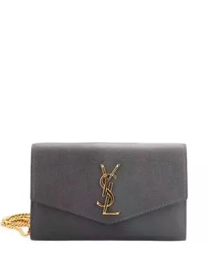 Saint Laurent Uptown Chain Wallet Leather Crossbody Bag