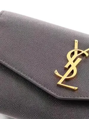 Saint Laurent Uptown Chain Wallet Leather Crossbody Bag