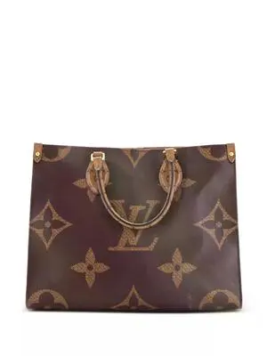 LOUIS VUITTON Monogram Tote Bag - Brown