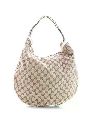 Gucci Wave Gg Canvas Hobo Bag
