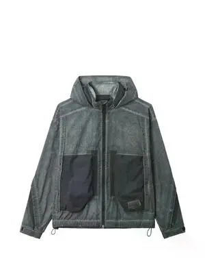FIVE CM Panelled Hooded Jacket - Grey