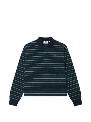 CHOCOOLATE Striped Polo Top