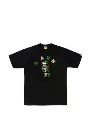 A BATHING APE Ape Head Logo-print T-shirt - Black