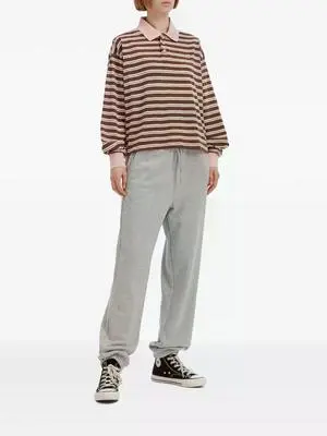 CHOCOOLATE Horizontal-stripe Polo Shirt