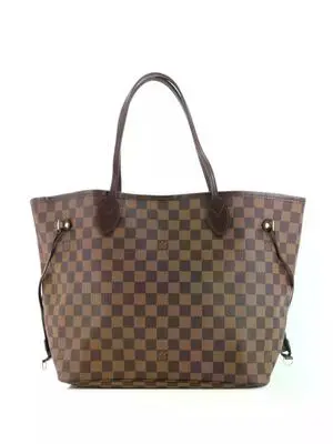 LOUIS VUITTON Damier Neverfull Mm Tote Bag - Brown